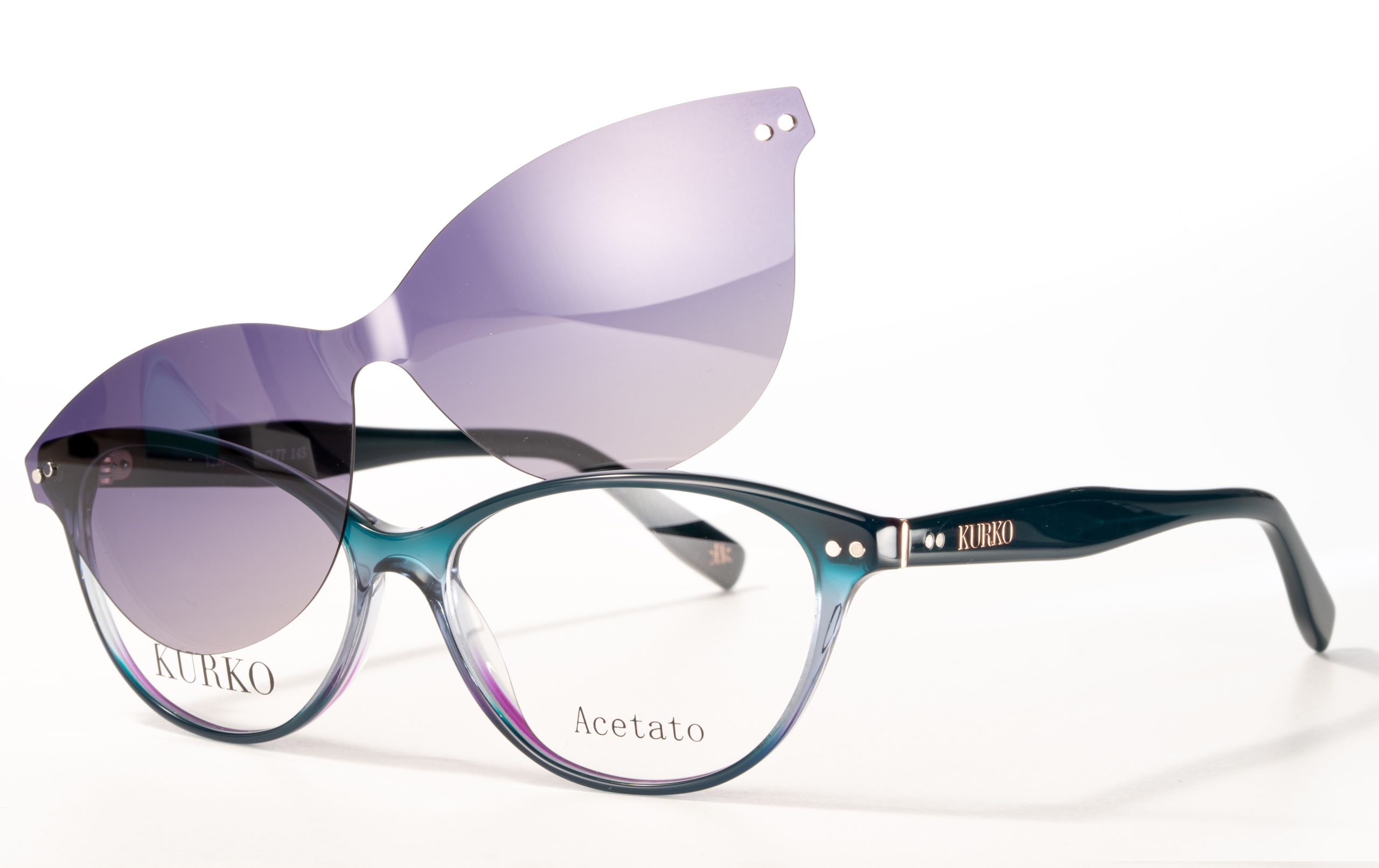 V237 THYRA CL7T TURQUOISE CLIP-ON - Kurko Vision